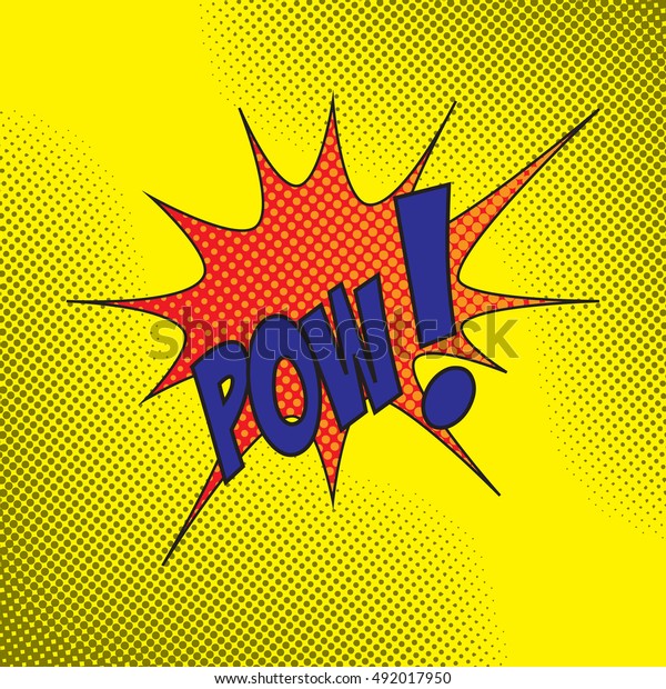 Colourful Comic Book Style Explosion Vector Stock Vector (Royalty Free ...