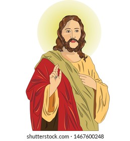 Apóstol de San Pedro de la: vector de stock (libre de regalías ...