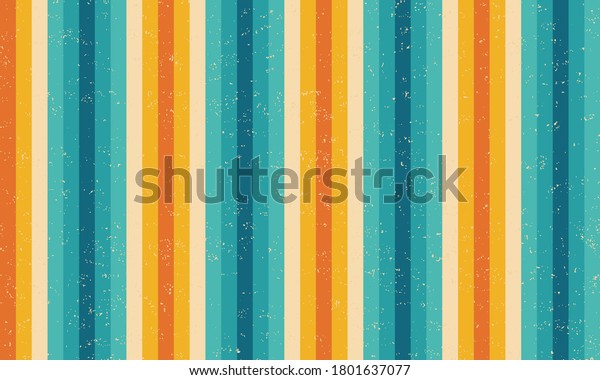 Colourful Retro Stripes Background Patter Vector Stock Vector (Royalty ...