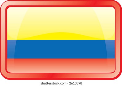 Columbia Flag Icon Stock Vector (Royalty Free) 2613598 | Shutterstock