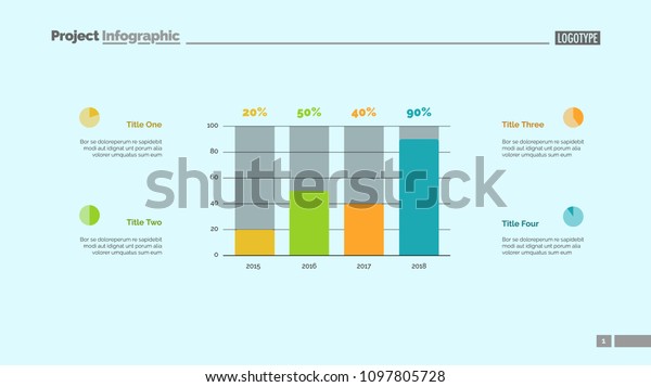 Column Chart Infographic Slide Template Stock Vector (Royalty Free ...