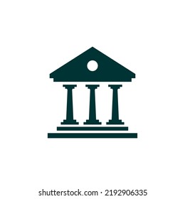 Column Icon Vector Stock Illustration Bank Stock Vector (Royalty Free ...