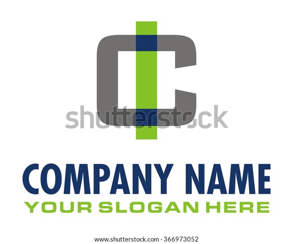 Combination Alphabet Letter Typography Logo Vector Stock Vector ...