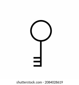 Combination Circles Lines Form Key Stock Vector (Royalty Free ...