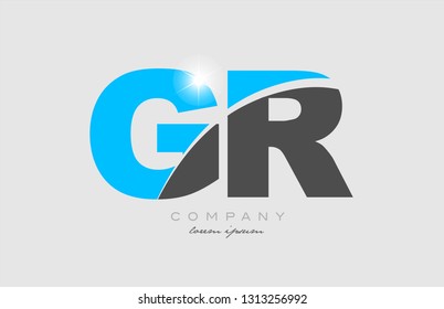 Combination Letter Sr S R Grey Stock Vector (Royalty Free) 1313257262