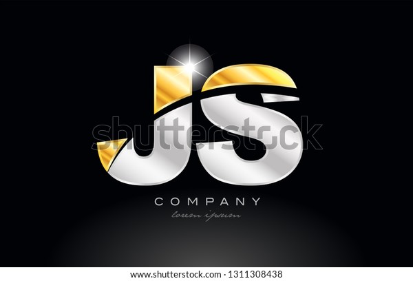 Combination Letter Js J S Alphabet Stock Vector (Royalty Free ...