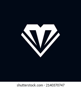 Combination Letter M Diamond Stock Vector (Royalty Free) 2140370747 ...