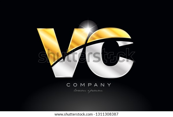 Combination Letter Vc V C Alphabet Stock Vector (Royalty Free ...