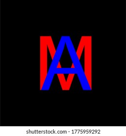 Combination Letters M Simple Symbol Logo Stock Vector (Royalty Free ...