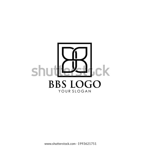 Combination Logos Letters Bbs Merged Into Stock Vector (Royalty Free ...