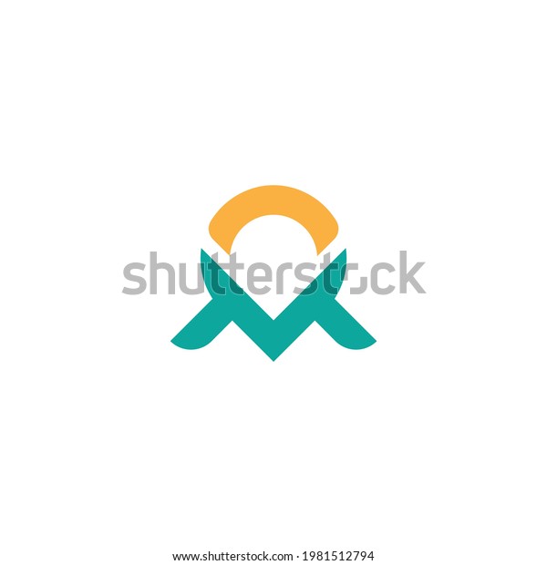 Combination Map Icon Letter M Stock Vector (Royalty Free) 1981512794 ...