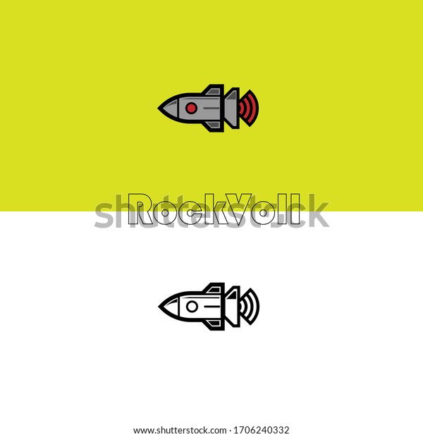 Combination Rockets Sound Forming Rocket Sound Stock Vector (Royalty ...