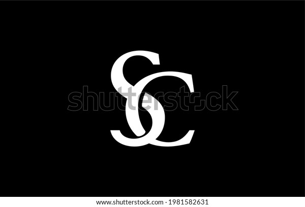 Combine Letter Sc Monogram Logo Stock Vector (Royalty Free) 1981582631 ...
