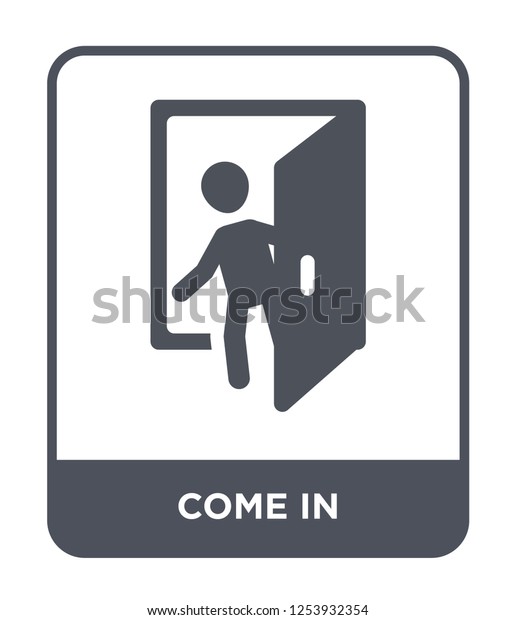 Come Icon Vector On White Background Stock Vector (Royalty Free ...