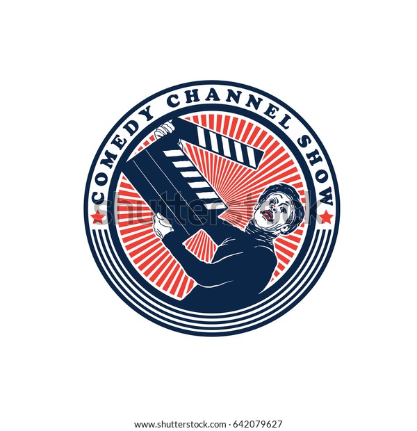 Comedy Channel Show Logo Vector Stock Vector (Royalty Free) 642079627 ...