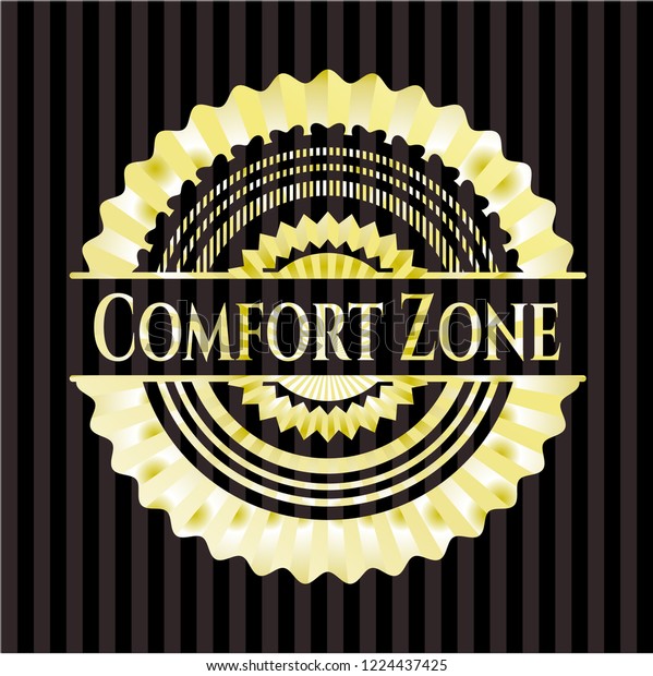 Comfort Zone Shiny Emblem Stock Vector (Royalty Free) 1224437425 ...