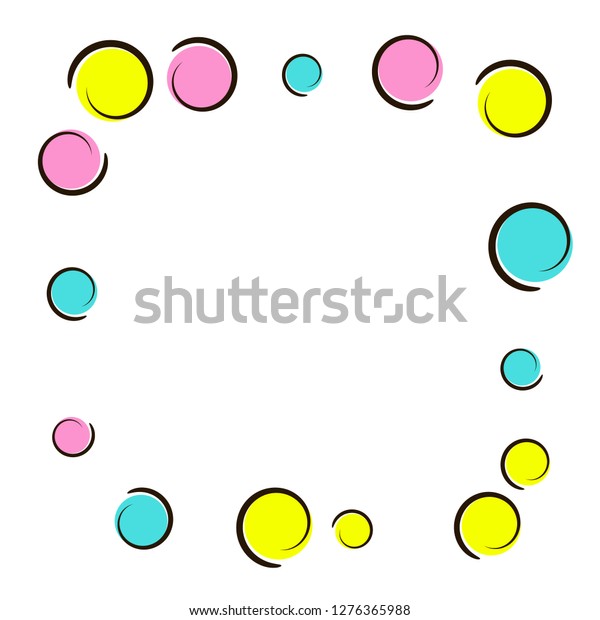 Comic Background Pop Art Polka Dot Stock Vector (Royalty Free ...
