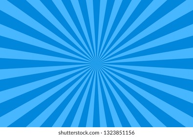 Comic Blue Background Cartoon Style Sunlight Stock Vector (Royalty Free ...