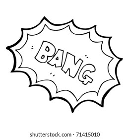 Comic Book Bang Cartoon Stock Vector (Royalty Free) 71415010