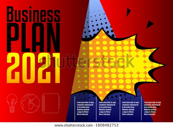 Comic Book Business Presentation Template Vector Stock Vector (Royalty ...