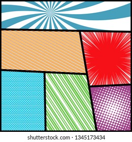 Comic Book Colorful Composition White Humor Stock Vector (Royalty Free ...