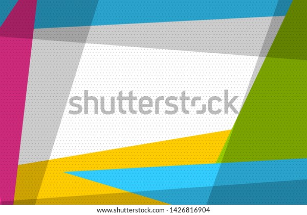 Comic Book Geometric Pop Art Retro Stock Vector (Royalty Free) 1426816904