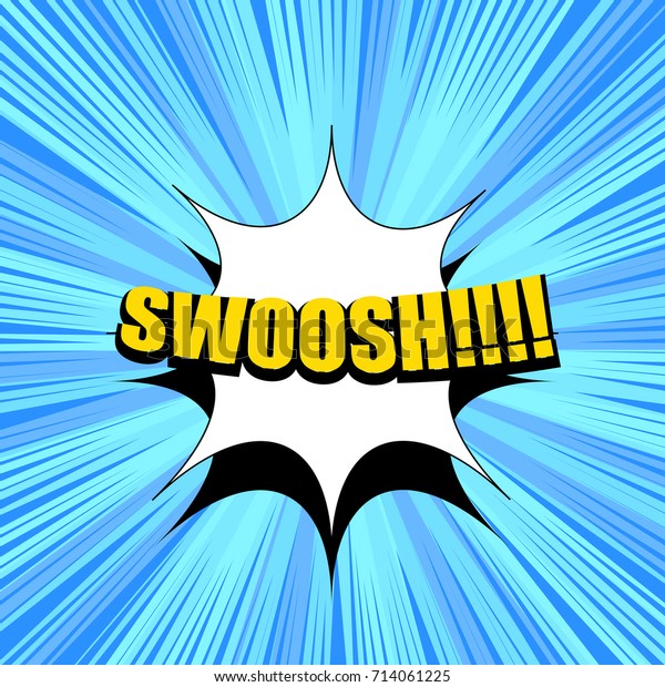 Comic Book Page Template Swoosh Yellow Stock Vector (Royalty Free ...