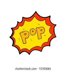 Comic Book Pop Sign Cartoon Stock Vector (Royalty Free) 72703081 ...