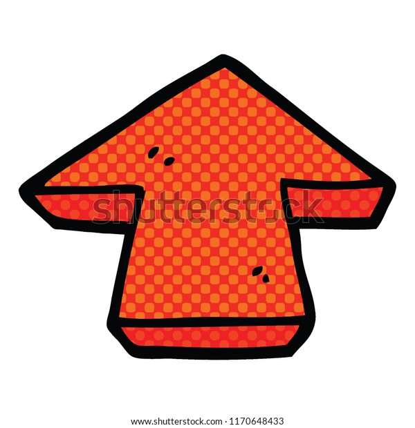 Comic Book Style Cartoon Arrow Symbol Stock Vector (Royalty Free ...