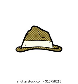 Comic Book Style Cartoon Hat Stock Vector (Royalty Free) 315758213 ...