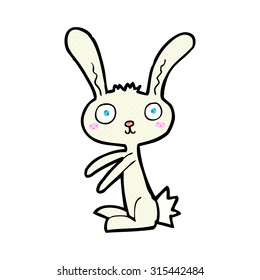 Comic Book Style Cartoon Rabbit Stock Vector (Royalty Free) 315442484 ...