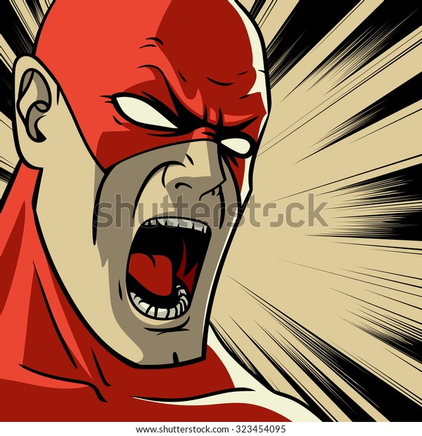 만화책 슈퍼히어로벡터 그림 스톡 벡터(로열티 프리) 323454095 | Shutterstock