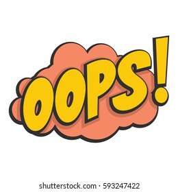 Cartoon Oh No Illustration Stock Illustration 149914337