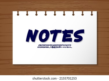 Comic Font Script Alphabet Calligraphy Cursive Stock Vector (Royalty ...