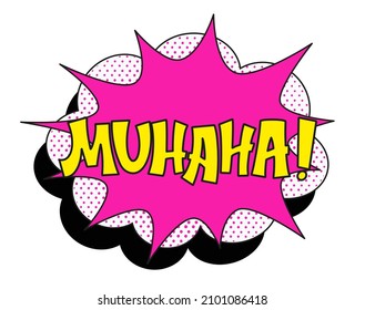 Comic Lettering Shoo Red Lips Open Stock Vector (Royalty Free) 2099559271