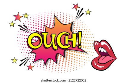 1,517 Cartoon Ouch Images, Stock Photos & Vectors | Shutterstock