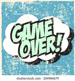 419 Game over pop art Images, Stock Photos & Vectors | Shutterstock