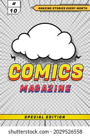Comic Poster Template Art Comics Book: เวกเตอร์สต็อก (ปลอดค่าลิขสิทธิ์ ...
