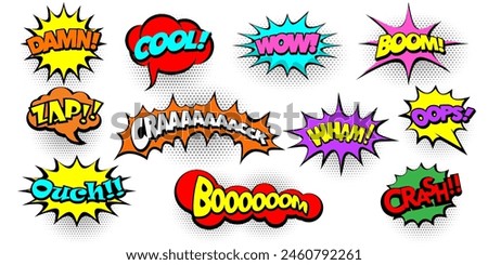 Superhero Words Clipart | Free download on ClipArtMag