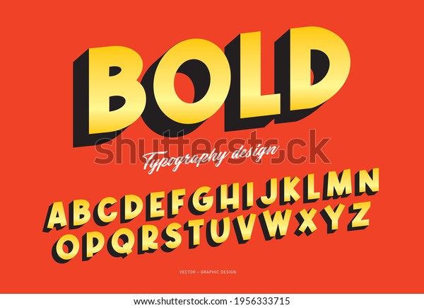 Comic Style Typography Design Vector Illustration Stock Vector (Royalty ...