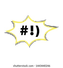 Comic Text Message Splash Comic Text Stock Vector (Royalty Free ...