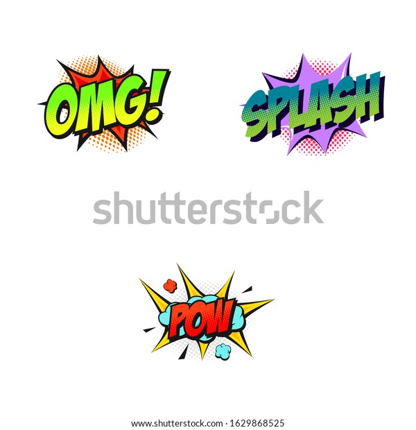 Comic Word Sound Effect Vector Stock Stock Vector (Royalty Free ...