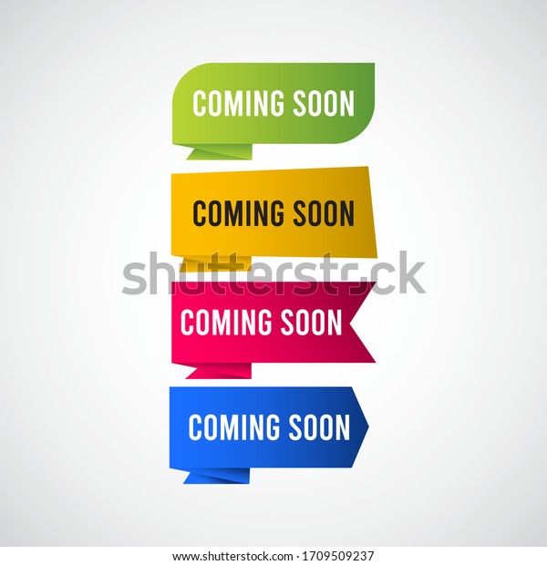 Coming Soon Label Tag Logo Vector Stock Vector (Royalty Free ...