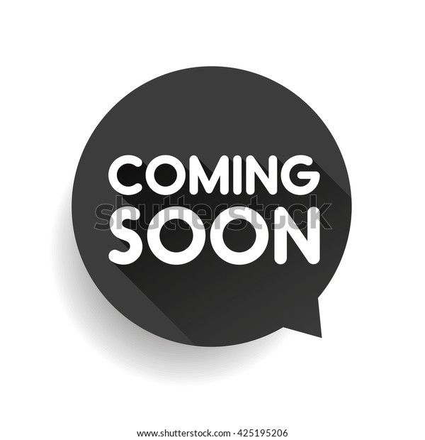 Coming Soon Label Vector Grey Stock Vector (Royalty Free) 425195206 ...