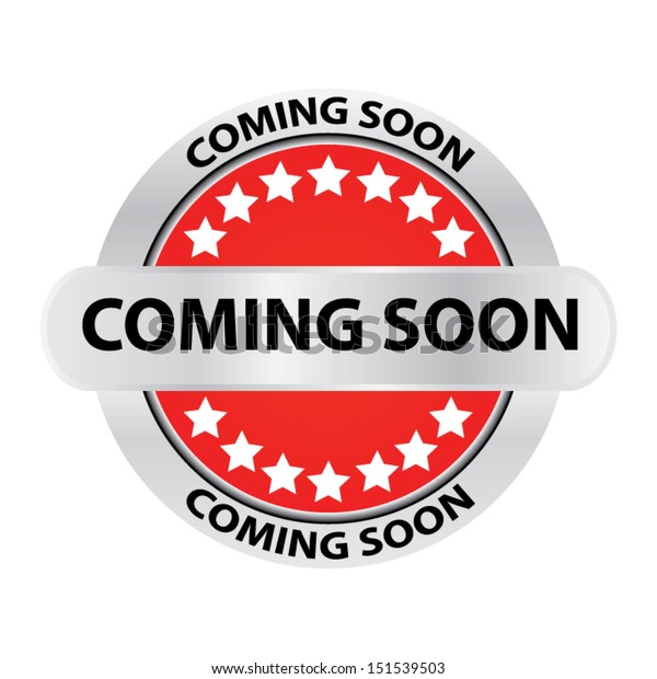 Coming Soon Red Label Sticker Tag Stock Vector (Royalty Free) 151539503 ...
