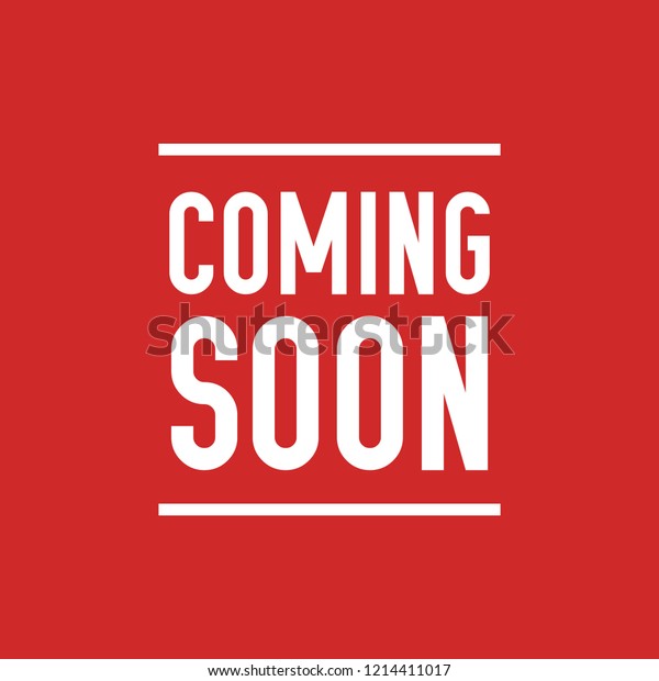 Coming Soon Vector Mystery Retail Concept Stock Vector (Royalty Free ...