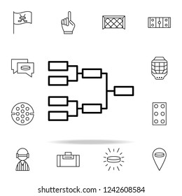 Command Table Icon Hockey Icons Universal Stock Vector (Royalty Free ...