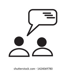 Comment Speech Icon Vector Illustration Template Stock Vector (Royalty ...
