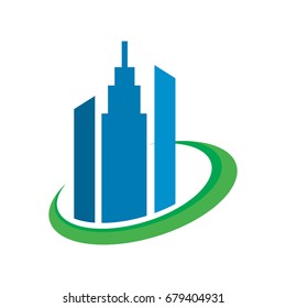 Commercial Building Logo Stock Vector (Royalty Free) 679404931 ...
