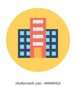 Commercial Building Vector Icon Stock Vector (Royalty Free) 444969415 ...